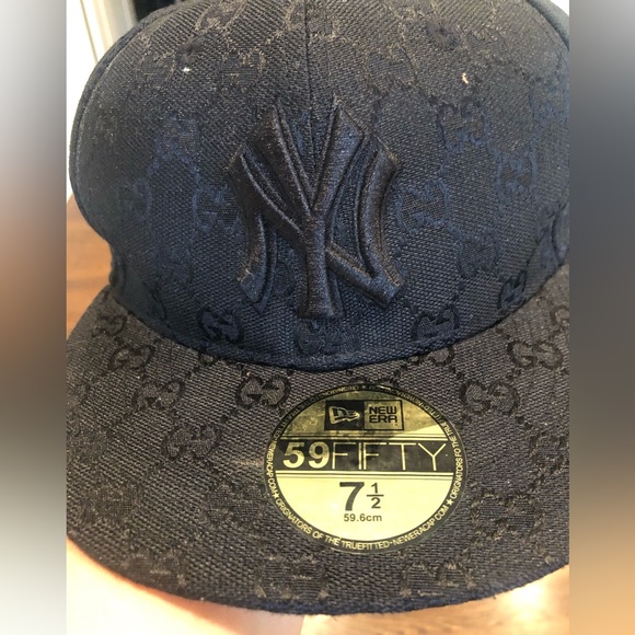New Era | Accessories | Gucci X Yankees New Era Fitted Cap 75 | Poshmark